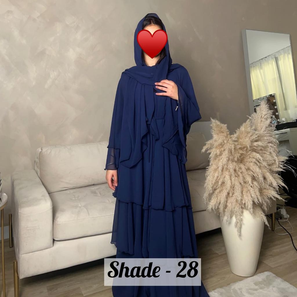 LAYARED ABAYA SALE – Ovais Abaya Collection